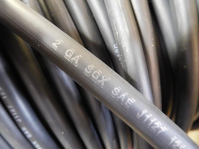 2 AWG SGX BLACK AUTOMOTIVE WIRE - HIGH TEMP - MADE IN USA - 10 FEET | eBay