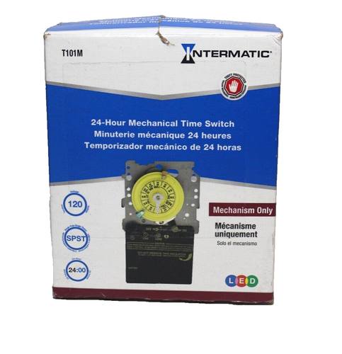 Intermatic 40-Amp Mechanical Residential Hardwired Lighting Timer New ...