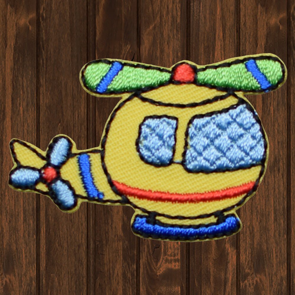 Mini Helicopter Embroidered Patch — Iron On | eBay