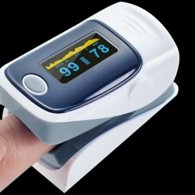 Medical grade finger pulse oximeter spo2 monitor lightweight high ...