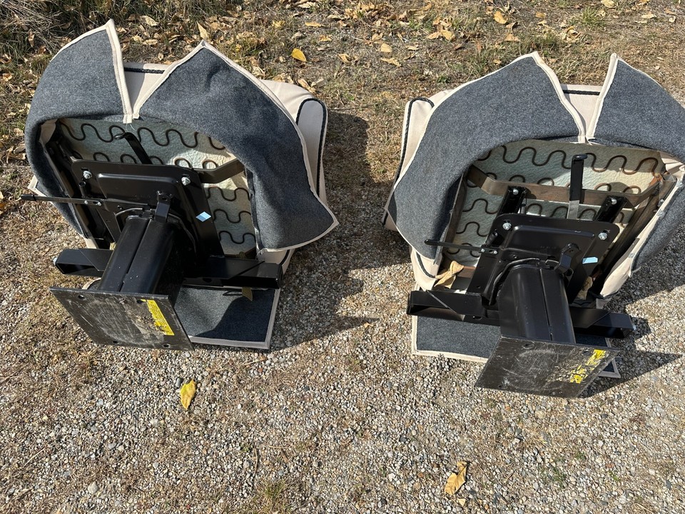 Flexsteel RV Captain's Chairs Seats PAIR Cream motorhome coach USED | eBay