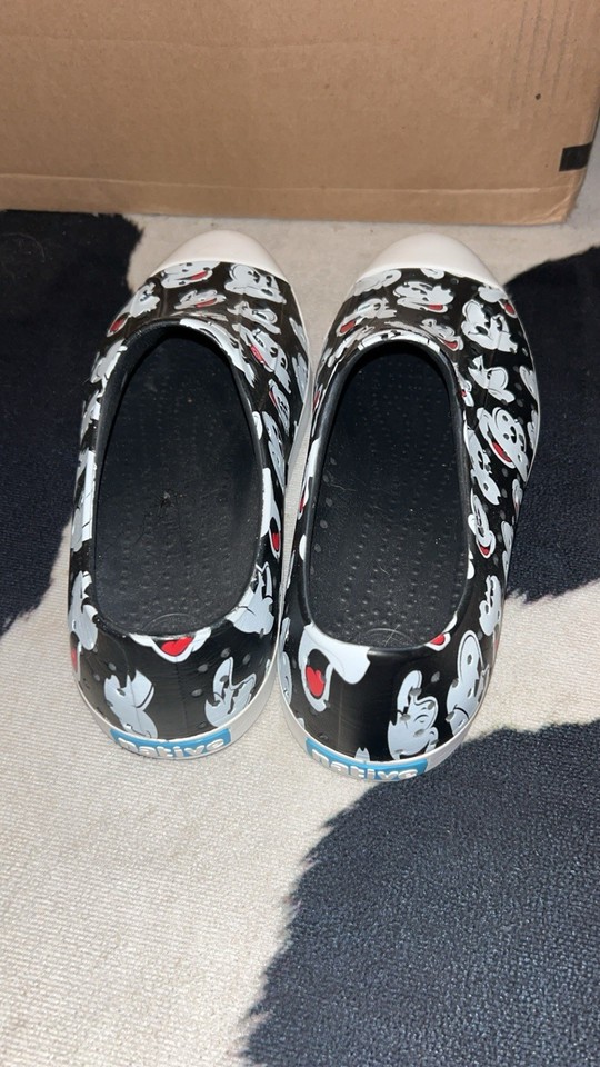 Disney Native Shoes for Men - Mickey Mouse - Black M8/W10 | eBay