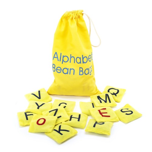 Alphabet Beanbags, Learn Letters, Learning Toy, Preschool Toys, Set of ...