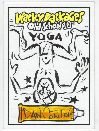 2022 Wacky Packages Old School Series 10 ARTIST SKETCH Dan Contois ...