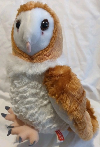 Wild Republic Barn Owl Plush 12" Realistic Look Soft Stuffed Animal Toy ...