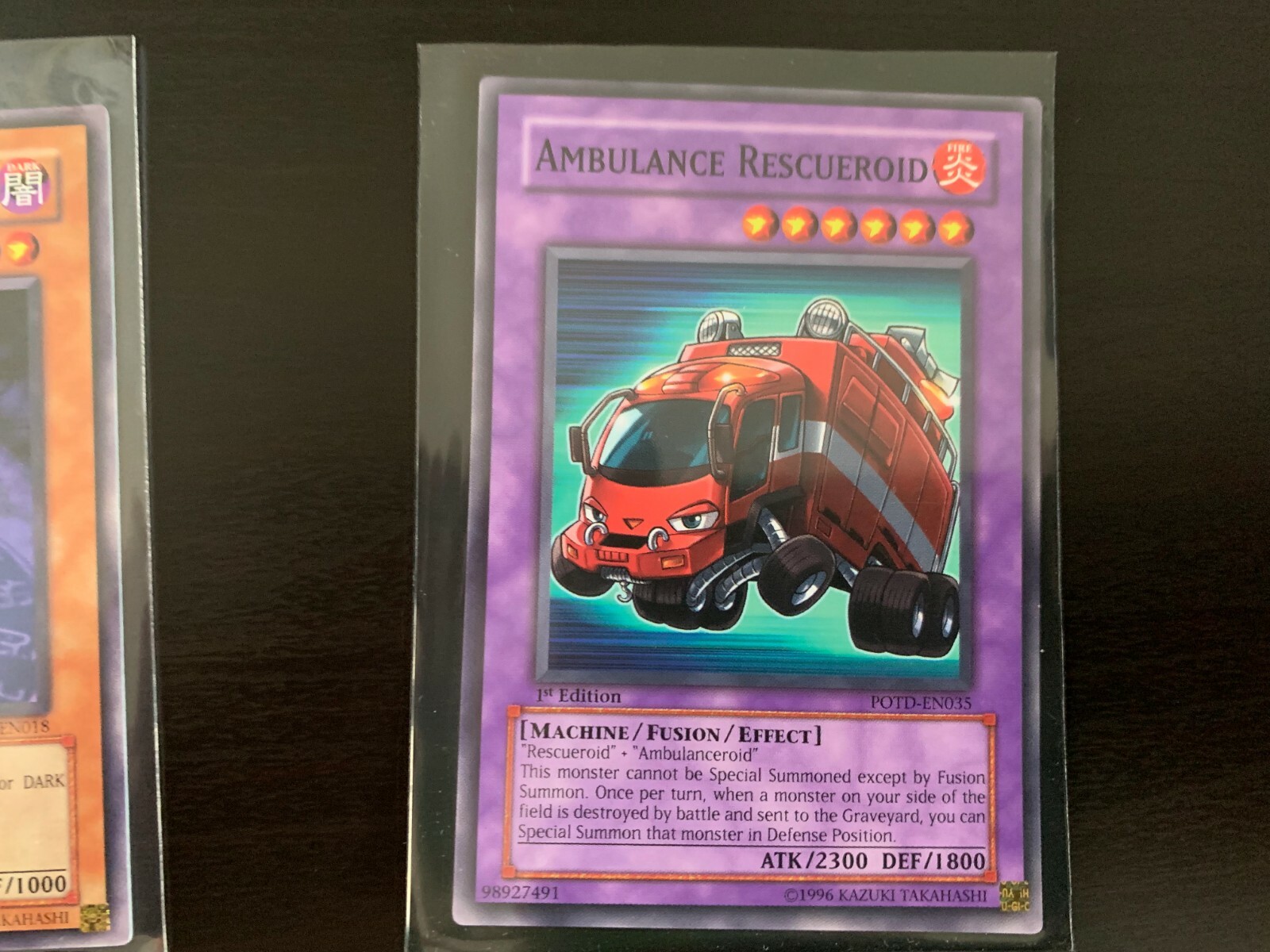 Ambulance Rescueroid 1st edition YuGiOh POTD-EN035 | eBay
