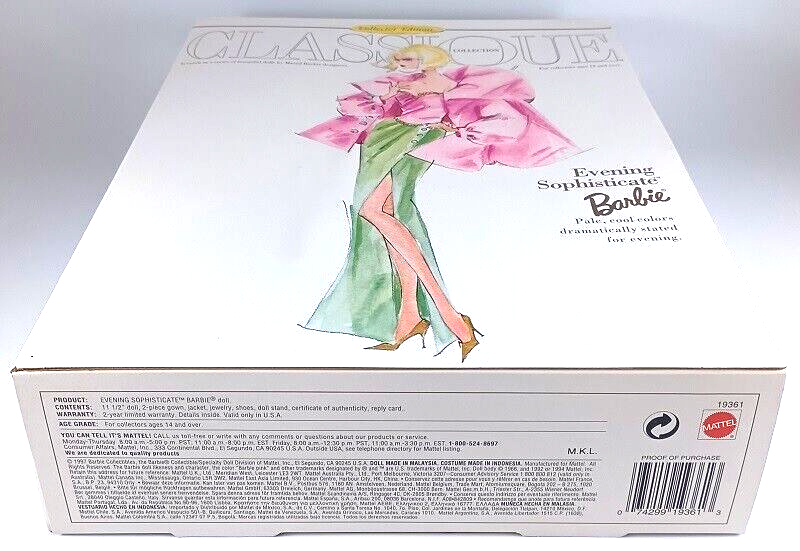Evening Sophisticate BARBIE Doll 1997 Classique Collection NIB Mattel ...