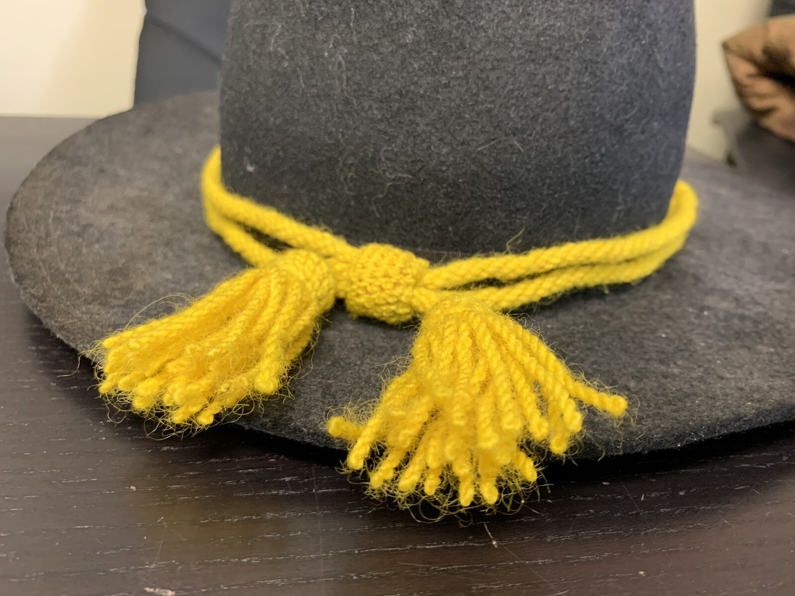 Civil War Union Army YELLOW Wool CAVALRY & Engineers Hat Cord - NEW | eBay