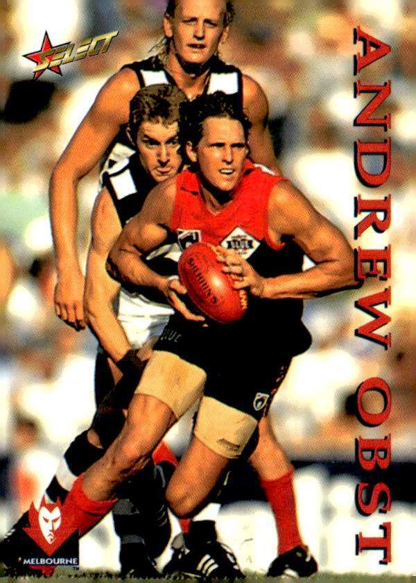 1995 AFL SELECT , ANDREW OBST COMMON MELBOURNE | eBay Australia