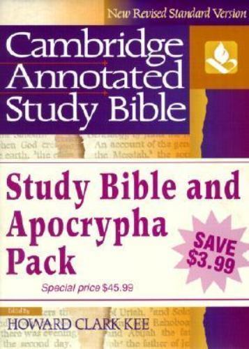 The Cambridge Annotated Study Bible and Study Apocrypha by Not ...