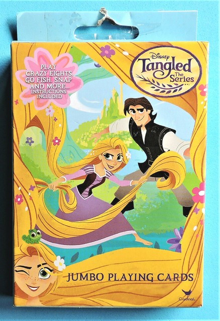 Disney Tangled The Series Jumbo Playing Cards Crazy Eights Go Fish Snap ...
