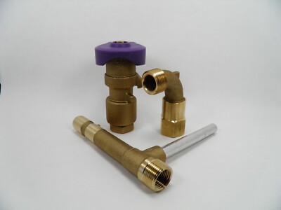 RECLAIMED WATER 3/4" BRASS QUICK COUPLER VALVE -LOCKING COVER-SWIVEL ...