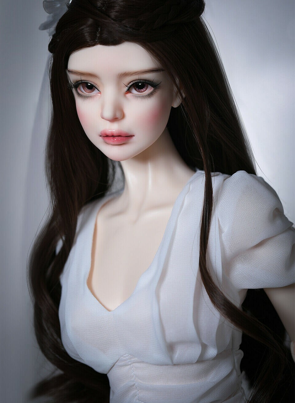 Handmade 24" 1/3 Resin BJD SD Ball Joint Doll Women Girl Gift Virginia ...