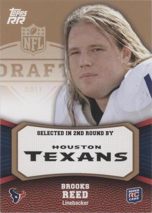 2011 Topps Rising Rookies - Brooks Reed #153 Gold (RC) for sale online ...
