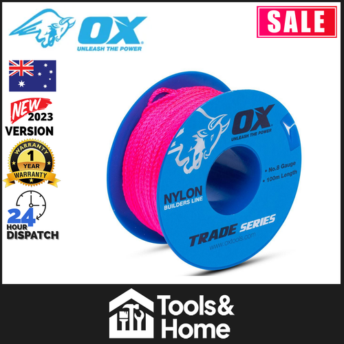 OX Trade 8# 100M Pink Builders Line - OX-T102910 | eBay Australia