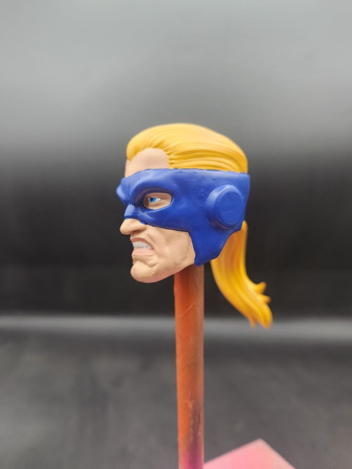 Marvel Legends Custom Nuke Grimace Head 1/12 Scale Painted | eBay
