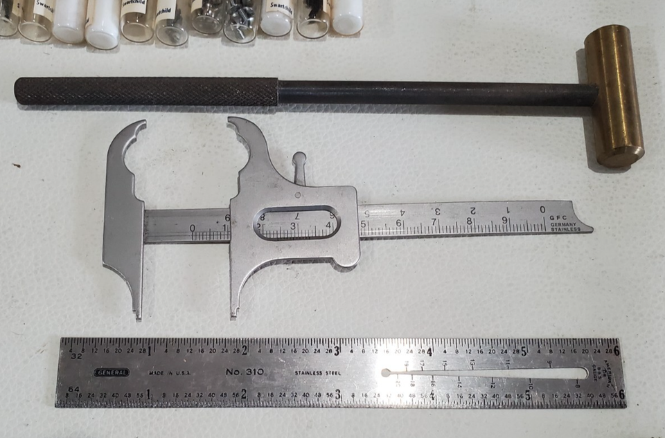 Vintage Watchmaker Jeweler Tools - Presses, Staking Press Vises Broach ...