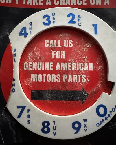 Plastic Rotary Telephone Dial USA TRI-STATE AMERICAN, INC/MOTORS Sioux ...