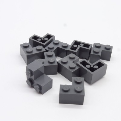 34899 Lego Brick Angle 2X2 2357 Dark Bluish Gray Gris Foncé Lot de 10 ...