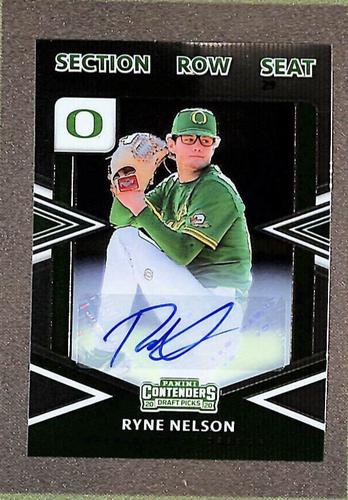2020 Panini Elite Extra Edition Baseball #CT-RN Ryne Nelson Ticket ...