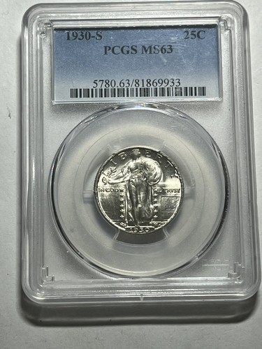 1930-S Standing Liberty Quarter MS63 Blast White Better Date | eBay