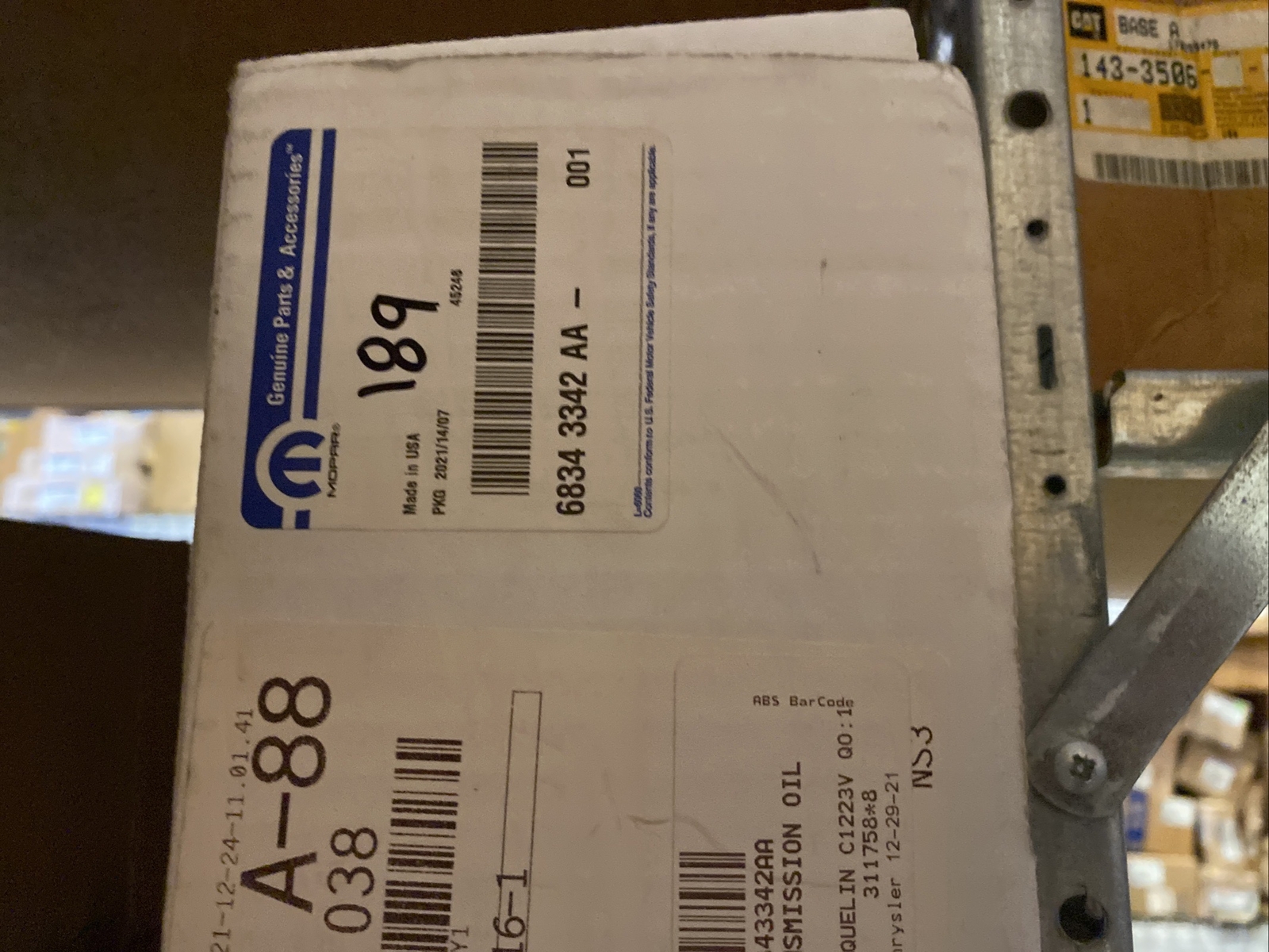 Automatic Transmission Oil Pan Mopar 68343342AA for sale online | eBay