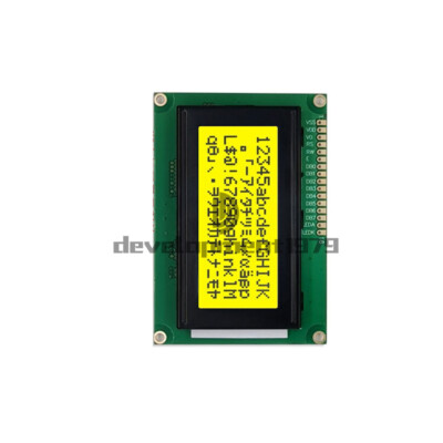 Low-Cost 1604 16x4 Charcter LCD Display Module Yellow Black Color | eBay