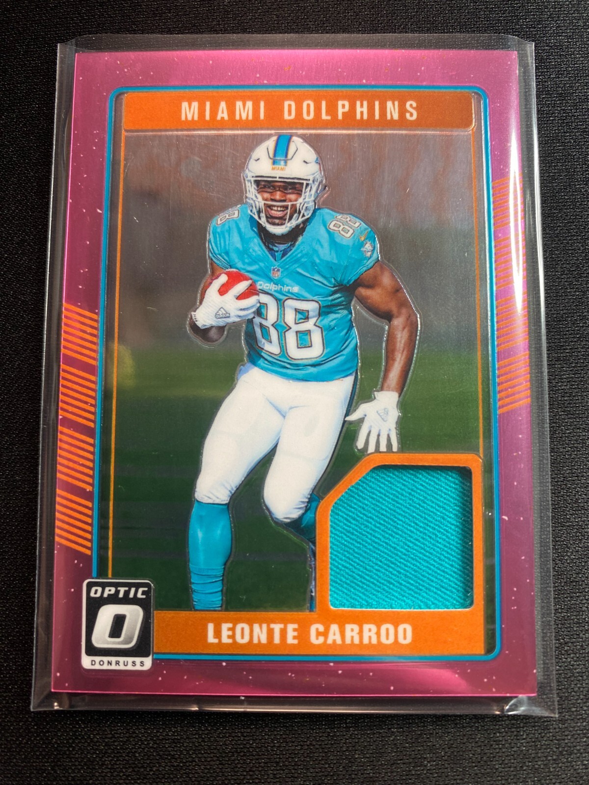 2016 Panini Donruss Optic Leonte Caroo Pink Patch RC #DRT-LC Rookie ...