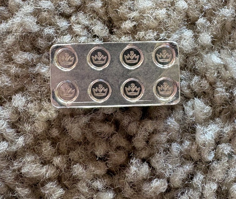 1 MONARCH PRECIOUS METALS LEGO BRICK STACKER 1 OZ .999 SILVER ART BAR ...