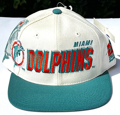 VTG MIAMI DOLPHINS SPORTS SPECIALTIES NFL PRO LINE SHADOW SNAPBACK CAP ...