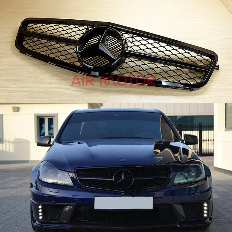Mercedes Benz W204 Installed AMG Style Front Grill, 49% OFF