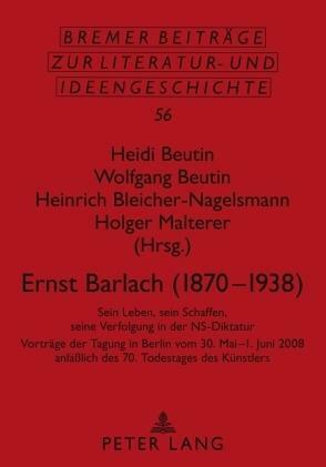 Ernst Barlach (1870-1938) von Wolfgang Beutin Heidi Beutin Holger ...