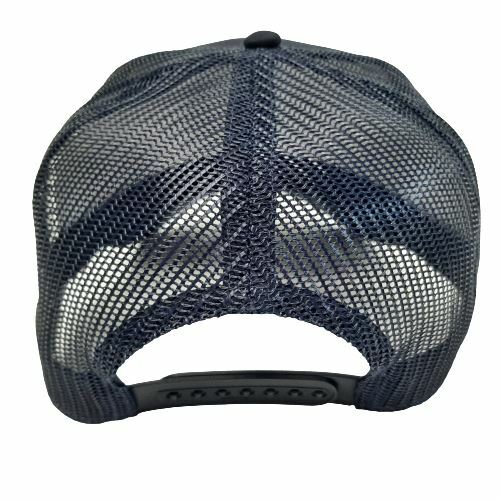 Ford Mesh Trucker Snapback Cap Hat Navy Blue Embroidered Patch 3.5 ...
