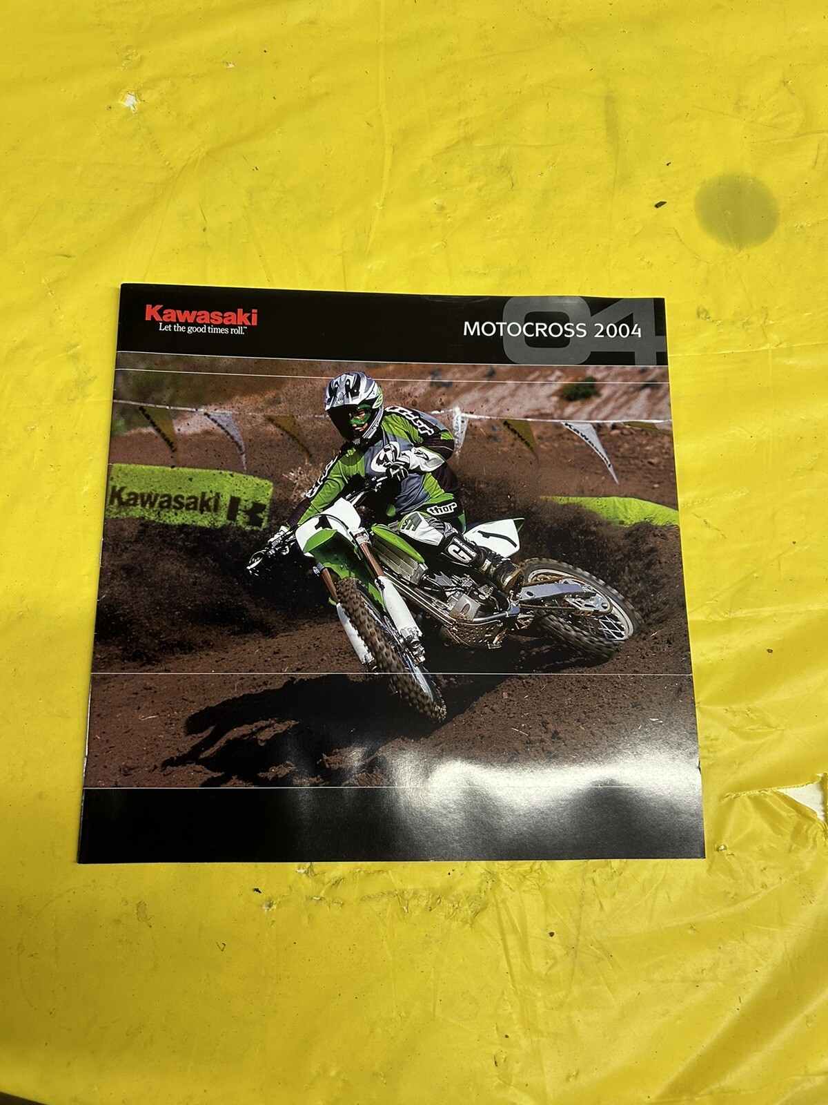 Genuine 2004 Kawasaki Full Line Motocross Brochure KX80 KX125 KX250 ...