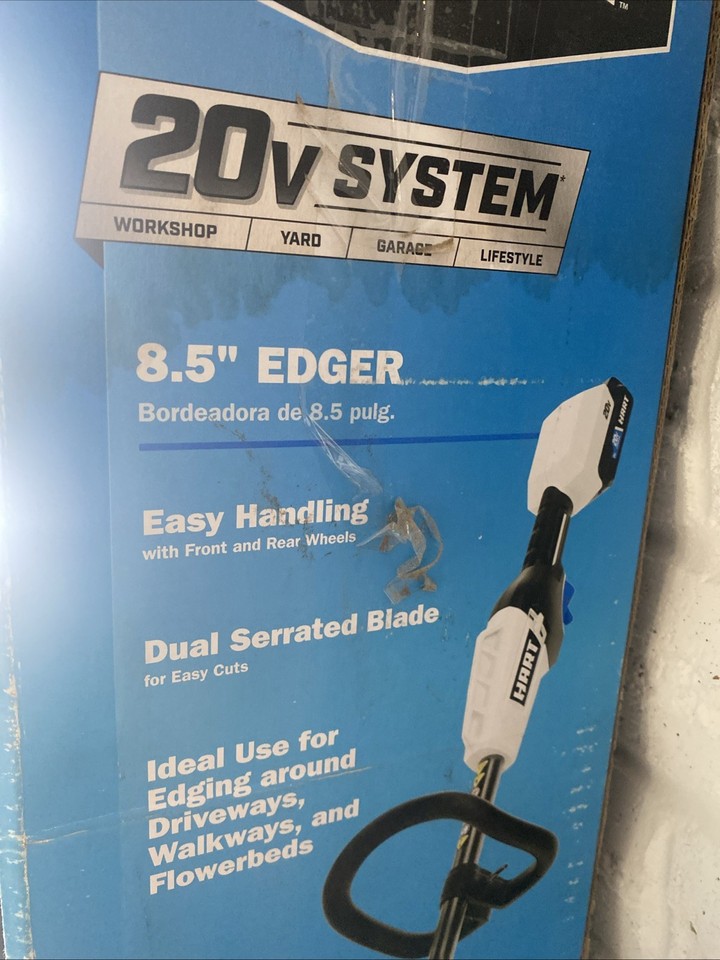 BARE TOOL ONLY Hart 20v Cordless 8.5" Edger HGED01VNM 108638001 | eBay