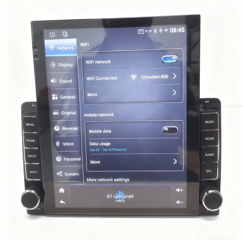 vertical screen Android 14 for Jeep Compass stereo radio GPS Carplay ...