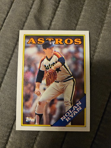 1988 Topps Nolan Ryan #250 Baseball Card Multiple ERRORS "Double Print ...