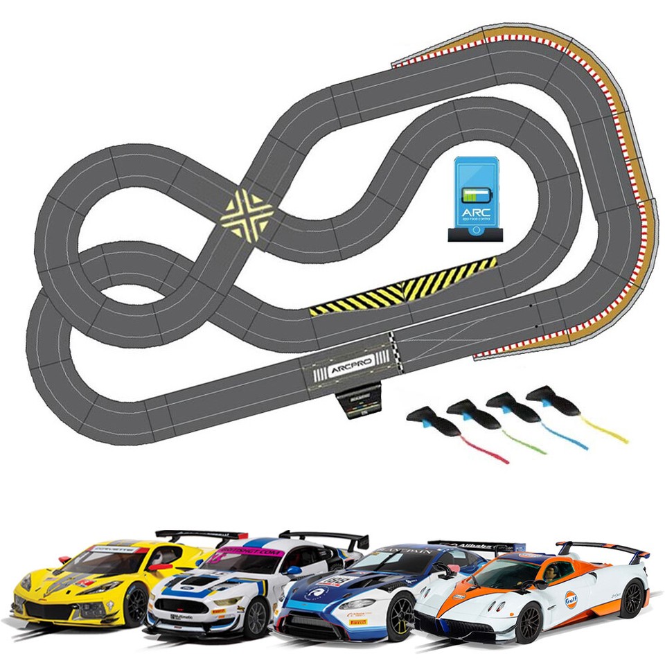Scalextric Digital Bundle SL5 2024 ARC PRO 4 GT Cars Jadlamracing ...