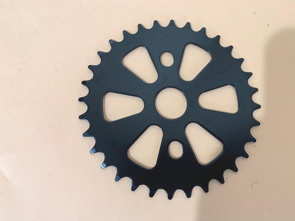 32T Steel Chainwheel Sprocket For 1pc Crank CHROME BLACK GOLD Bikes ...