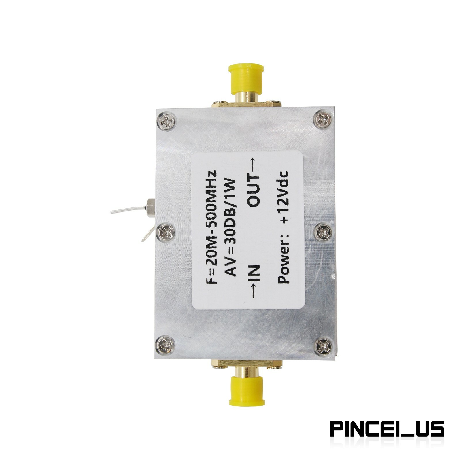 20MHz-500MHz 1W Broadband RF Power Amplifier HF FM VHF UH RF Linear ...