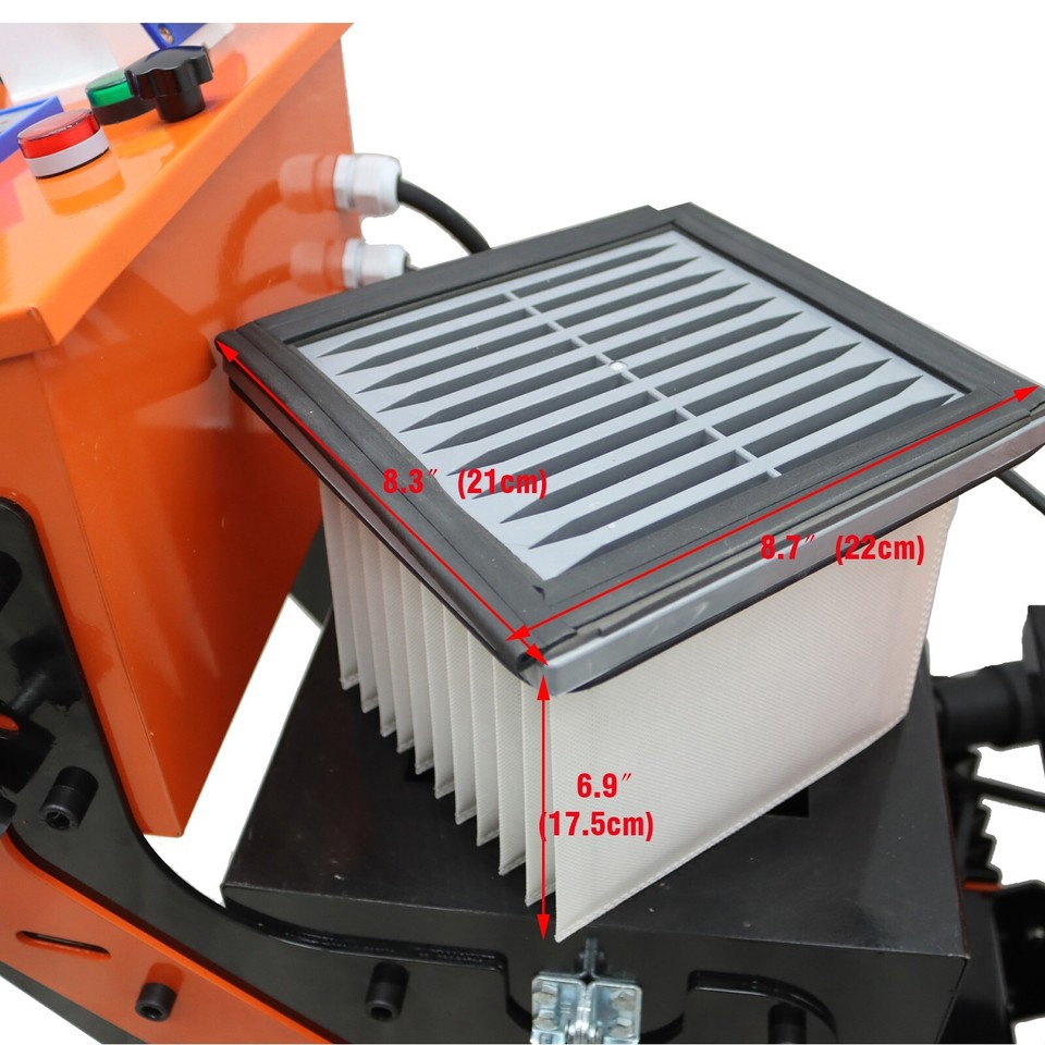 Hand-push Cement Concrete Ground Grinder Polishing Buffer Machine 220V ...