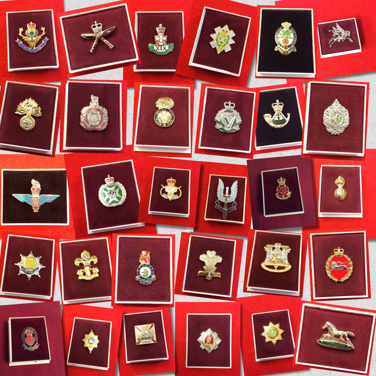 British Army Infantry Lapel Badges Military Infantry Enamel Lapel Pin ...