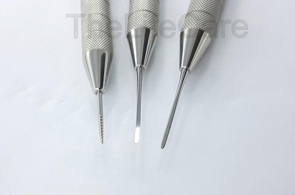 Dental Flex Periotome & Extraction Screw kit Periodontal Surgery ...