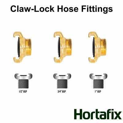 Geka Style Claw-Lock-Male-Threaded-Variation Garden Hose | eBay