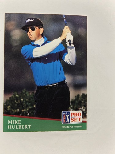 1991 PGA Pro Set PGA Tour Golf Card #81 Mike Hulbert | eBay