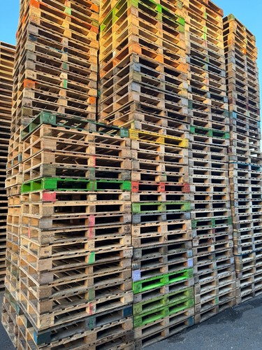 Grade 1/A Standard UK Pallets 1200 x 1000mm 4-Way Full Perimeter Based ...