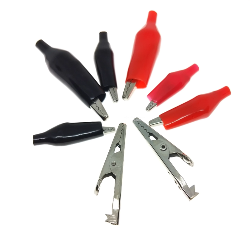 Insulated Crocodile Clips Test Clip Small, Medium, Large Alligator Clip ...