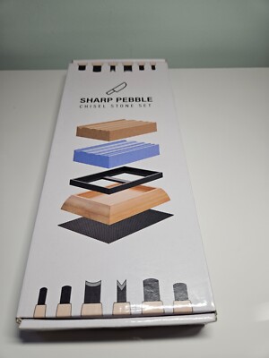 Sharp Pebble Wood Chisel Sharpening Stone Set - Whetstone for ...