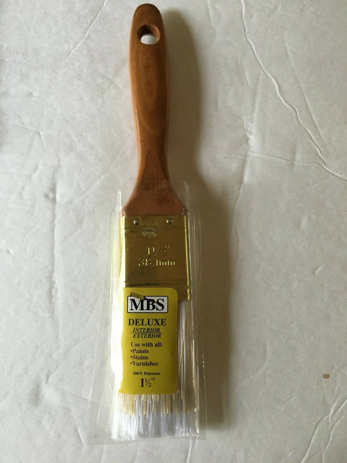 6 Pc Paint Brush Set = 4 STRAIGHT BRUSHES & 2 ANGLE BRUSHES by MBS | eBay