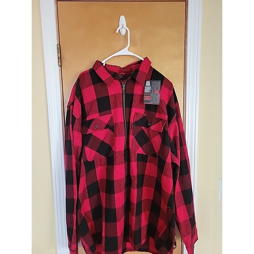 Five Brother Men's Big & Tall Heavyweight Logger Flannel Shirt 2XL- New ...